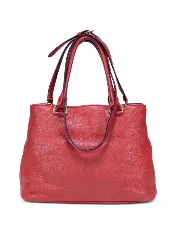 Prada Cabas Tote Bag - Red