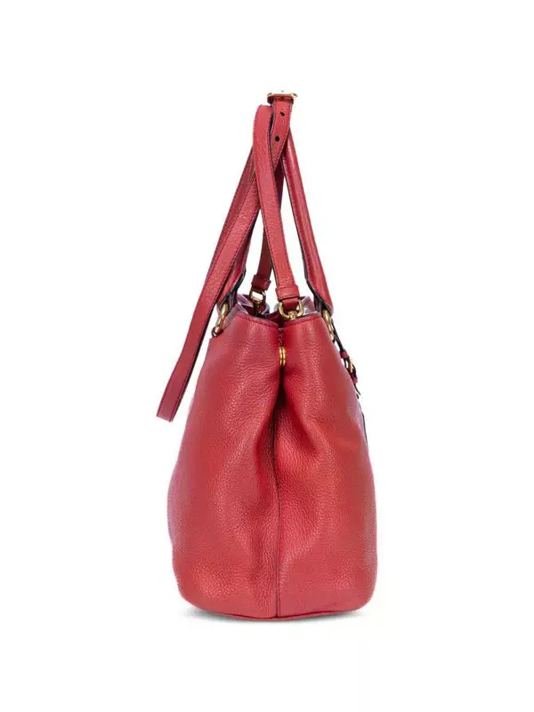 Prada Cabas Tote Bag - Red