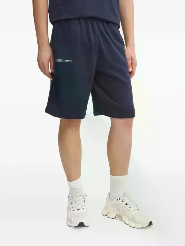 PANGAIA Logo-detail Pocket Shorts