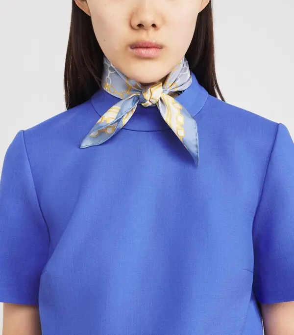 Harrods Silk Chain Print Scarf