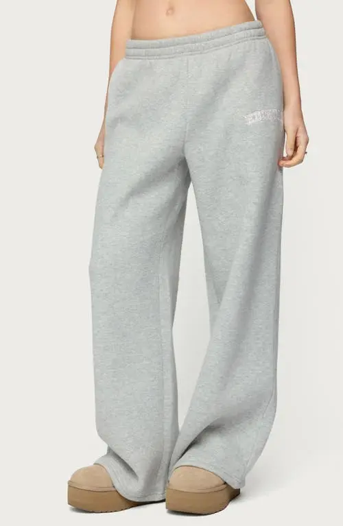 EDIKTED Wide Leg Sweatpants