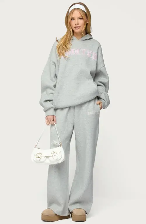 EDIKTED Wide Leg Sweatpants