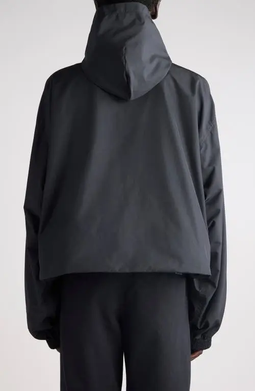 Balenciaga Logo Hooded Windbreaker Jacket