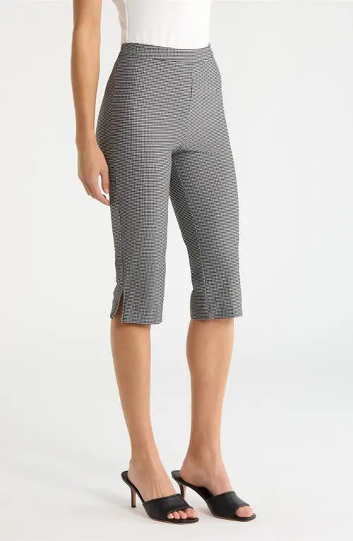 Astr The Label Brecklynn Gingham Capri Pants