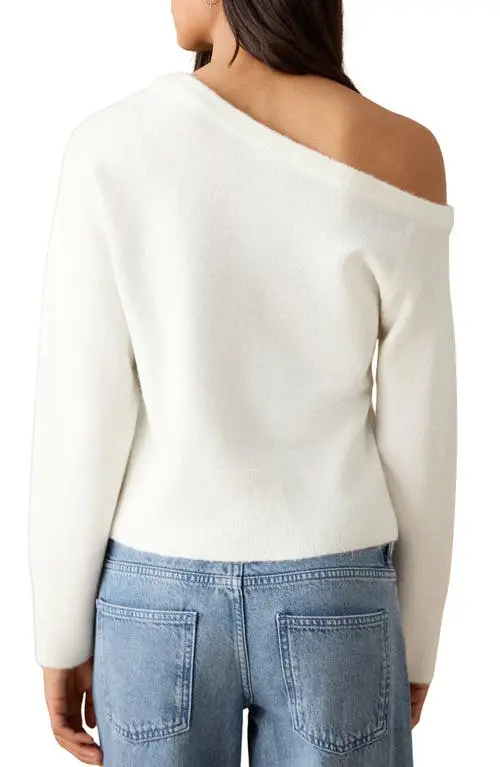 Mango Grommet One-shoulder Top - Off White