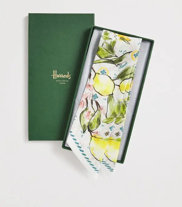 Harrods Silk High Summer Twilly Scarf
