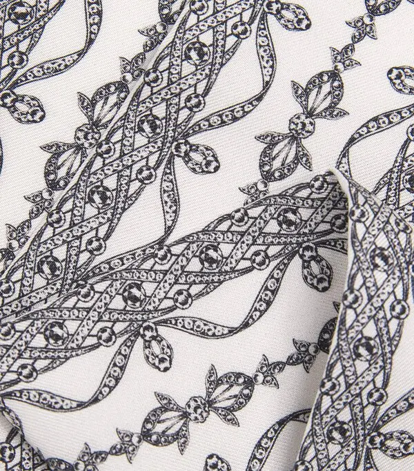 Harrods Silk Lace Twilly Scarf