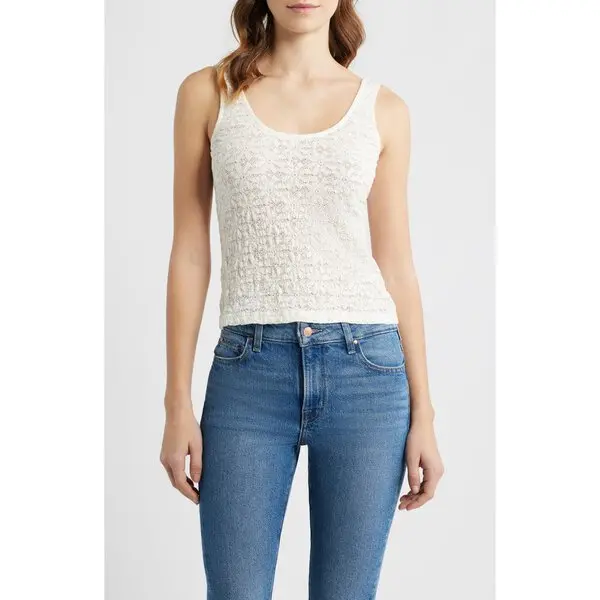 Rails Donya Lace Scoop Neck Tank - Ivory