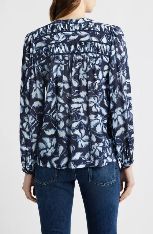 Rails Asta Floral Split Neck Top