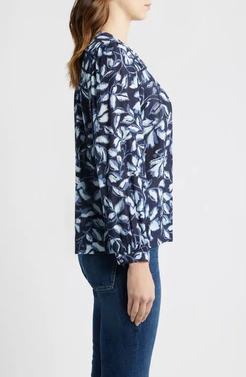 Rails Asta Floral Split Neck Top