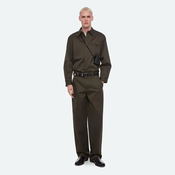 Helmut Lang Chino Pants - Dark Moss