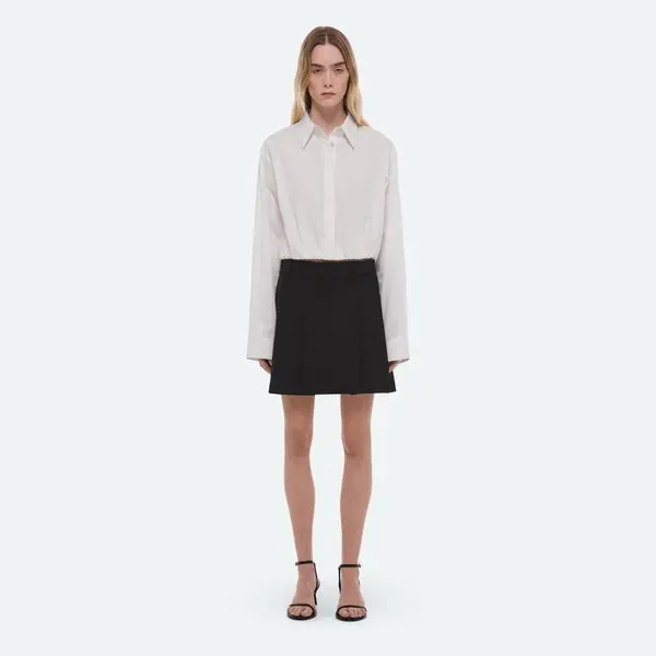 Helmut Lang Wardrobe Pleated Mini Skirt