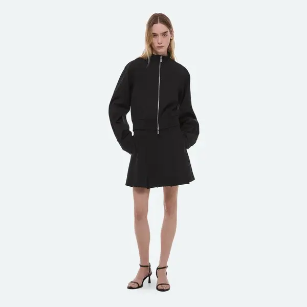 Helmut Lang Wardrobe Wool Gabardine Bomber Jacket