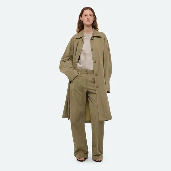 Helmut Lang Caped Trench Coat