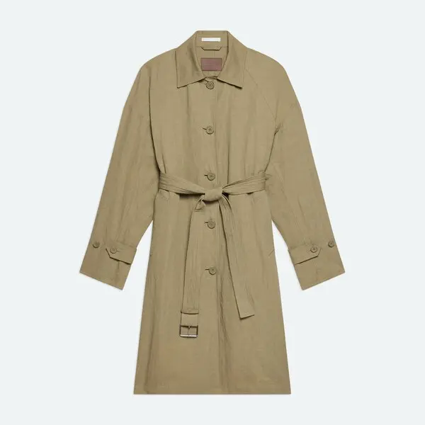 Helmut Lang Caped Trench Coat