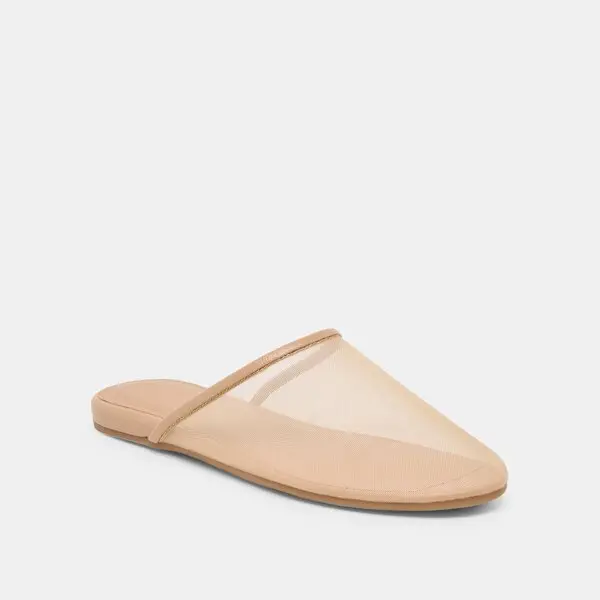 DOLCEVITA Geni Flats - Lt Tan Mesh
