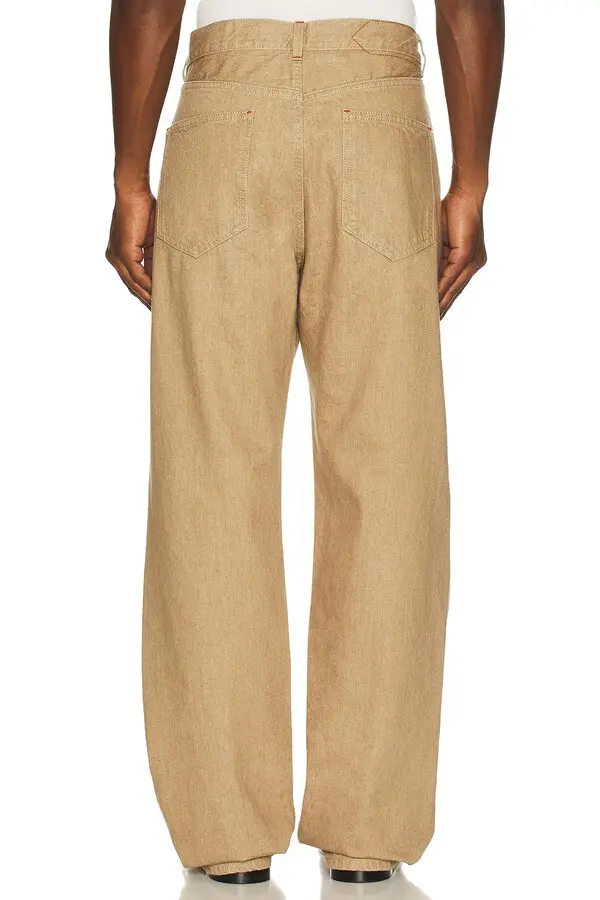 Jacquemus Le De Nimes Droit Jeans - Beige