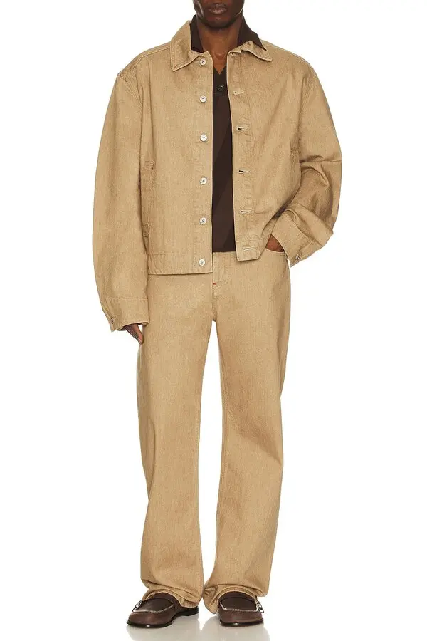 Jacquemus Le De Nimes Droit Jeans - Beige