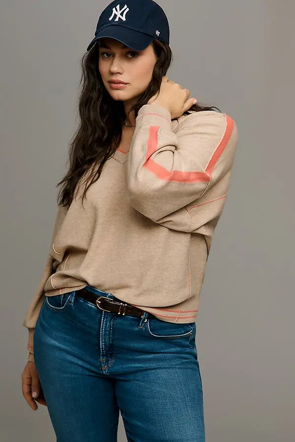 PILCRO Wool Blend Batwing Pullover