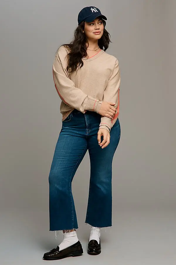 PILCRO Wool Blend Batwing Pullover