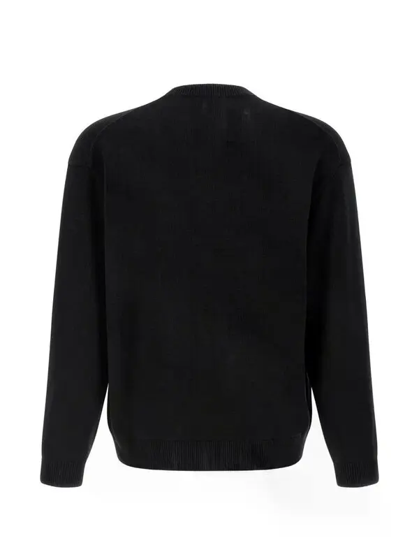 Kenzo Heart Embroidered Crew-neck Sweater