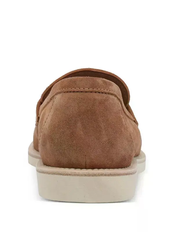 Brunello Cucinelli Round-toe Suede Loafers - Brown