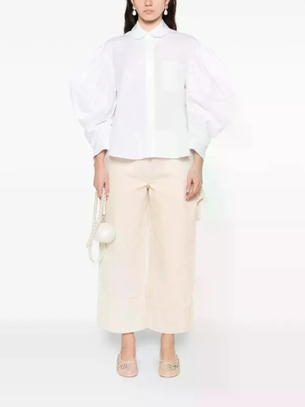 Simone Rocha Draped-sleeve Shirt