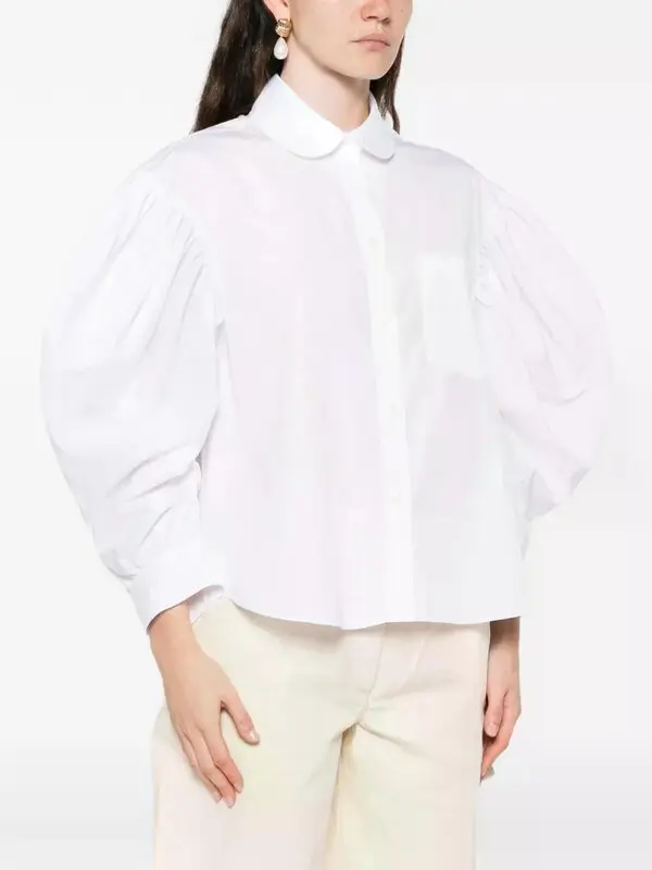 Simone Rocha Draped-sleeve Shirt
