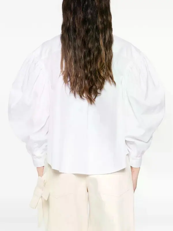 Simone Rocha Draped-sleeve Shirt