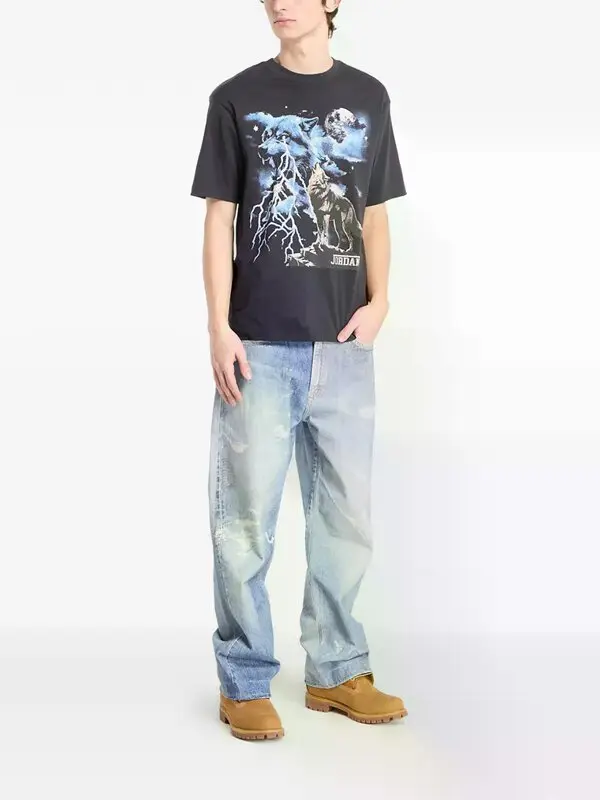 JORDAN Graphic-print T-shirt - Black