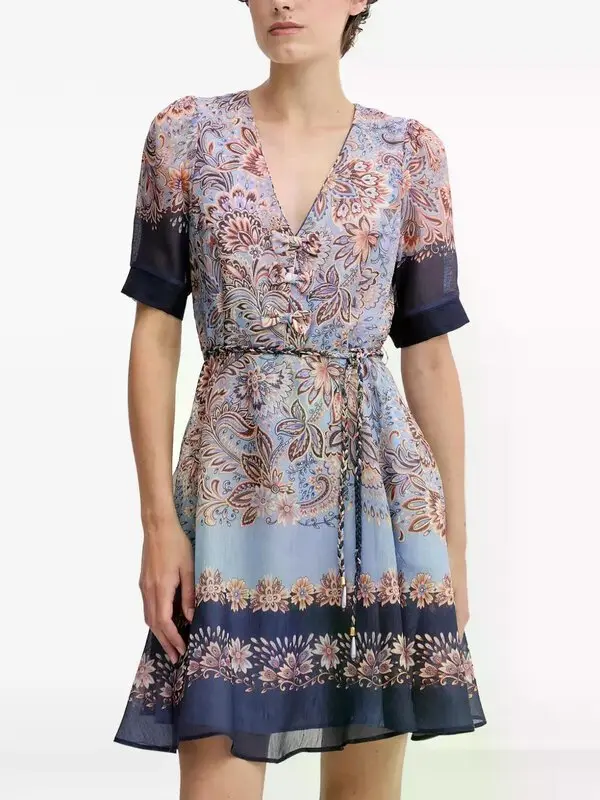 Hale Bob Aubrie Floral-print Mini Dress