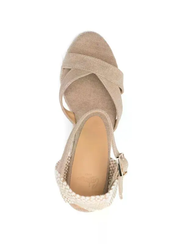 CastaÑer Bruna Wedge Espadrilles - Neutrals