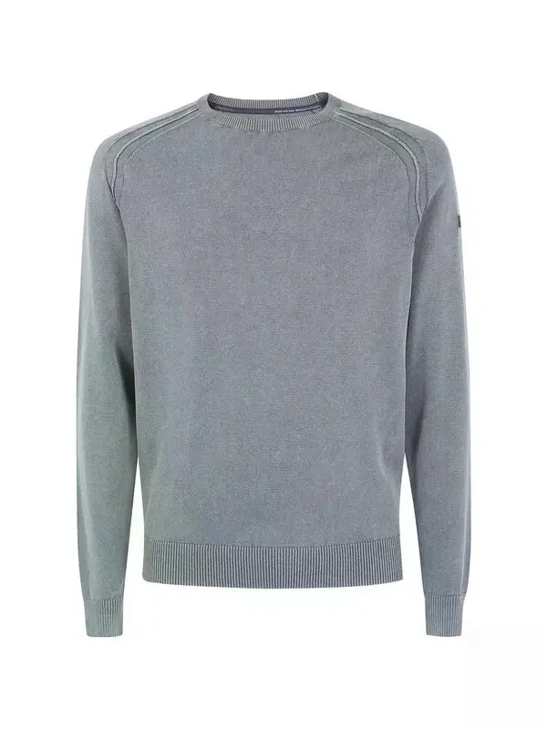 RRD Ribbed-knit Crew-neck Sweater - Grey