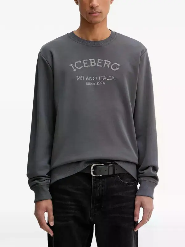 Iceberg Logo-embroidered Sweatshirt
