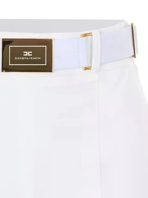 Elisabetta Franchi Belted Shorts
