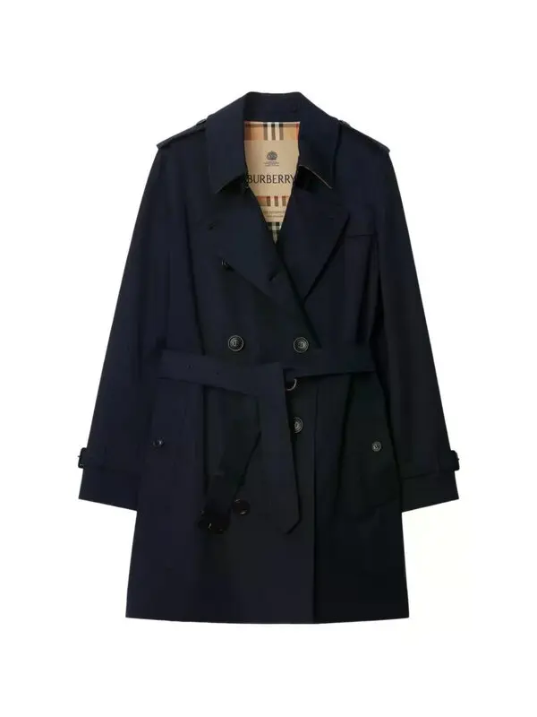 Burberry Kensington Trench Coat - Blue