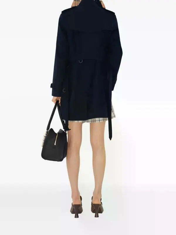 Burberry Kensington Trench Coat - Blue