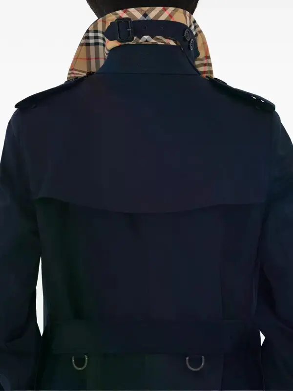 Burberry Kensington Trench Coat - Blue