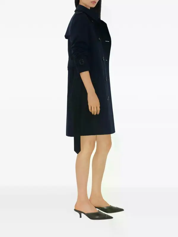 Burberry Kensington Trench Coat - Blue