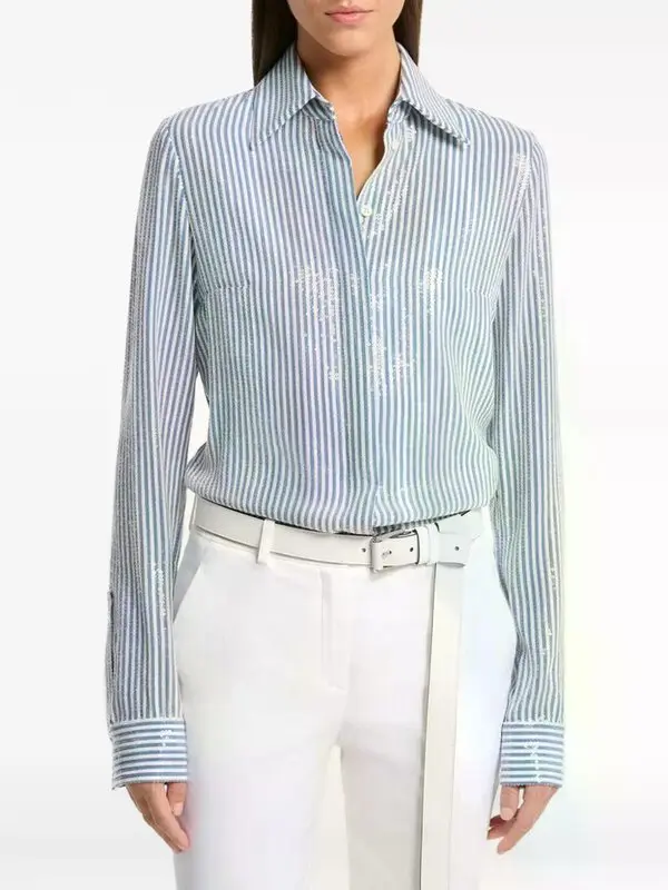 Michael Kors Striped Shirt - Blue