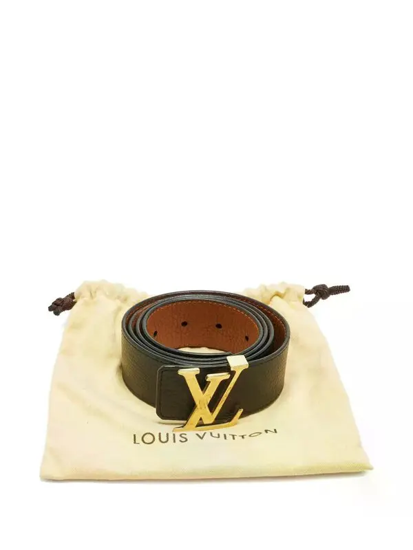 LOUIS VUITTON Logo Leather Belt