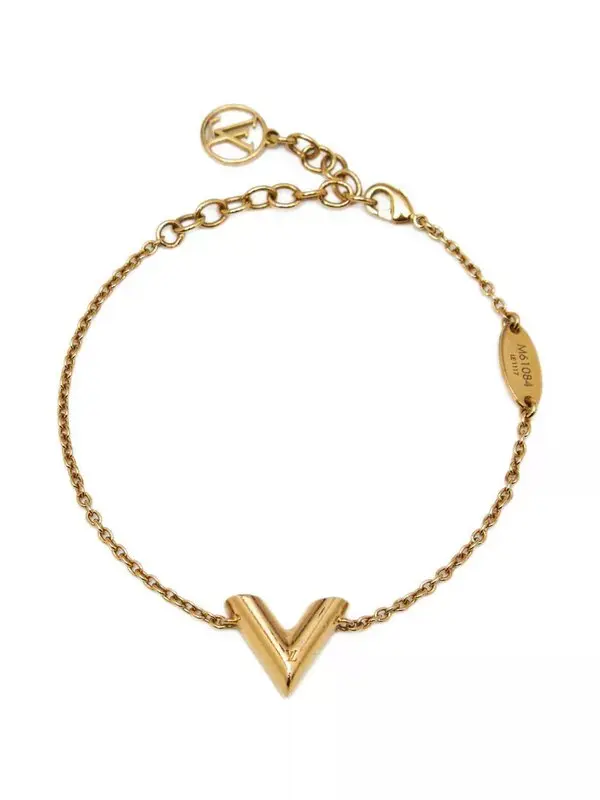 LOUIS VUITTON V-motif Bracelet - Gold