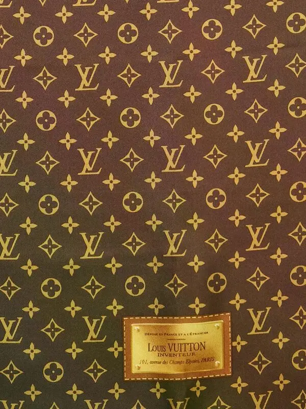 LOUIS VUITTON Monogram Silk Square Scarf
