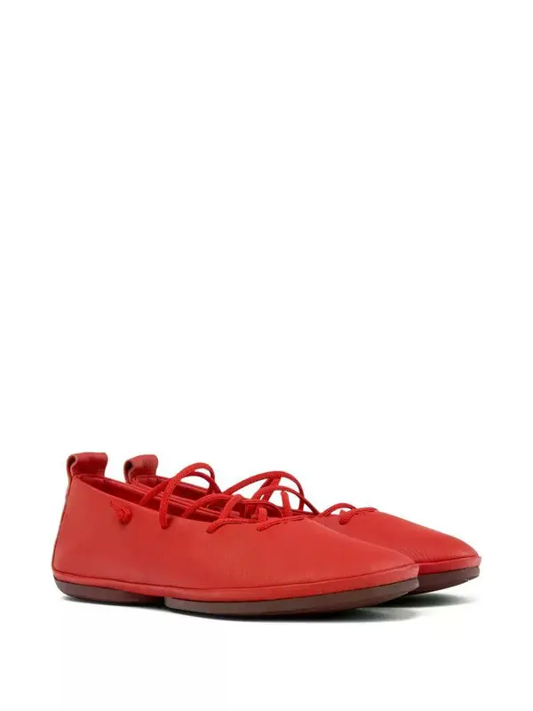 Camper Right Nina Ballerina Flats - Red