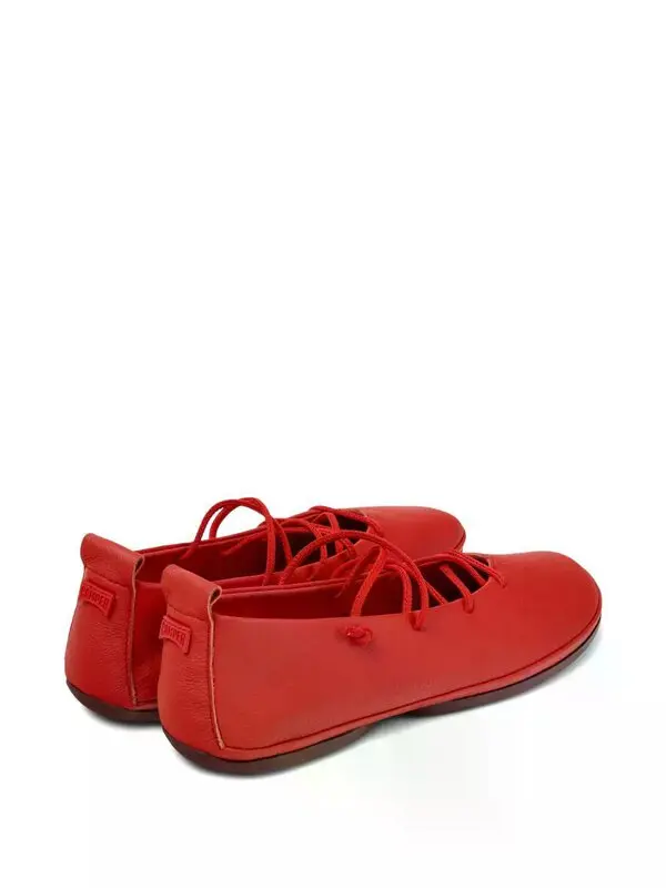 Camper Right Nina Ballerina Flats - Red