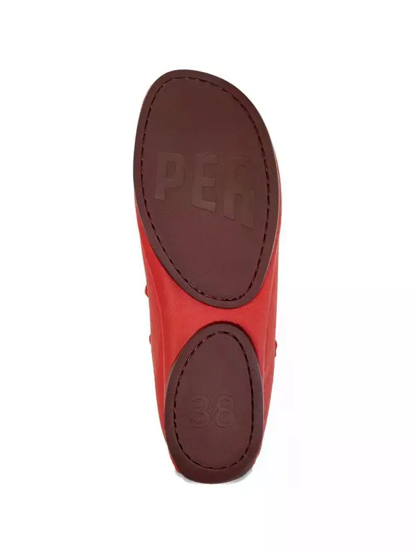 Camper Right Nina Ballerina Flats - Red