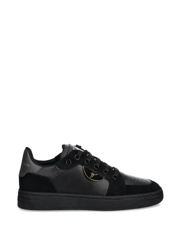 GIUSEPPE ZANOTTI Perforated Design Sneakers - Black