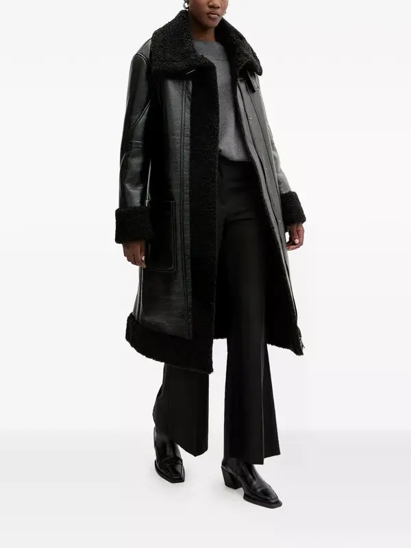 Iceberg Faux-fur Collared Coat