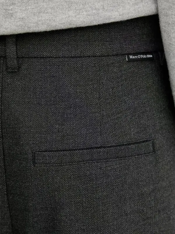 Marc O'polo Herringbone Pleated Trousers