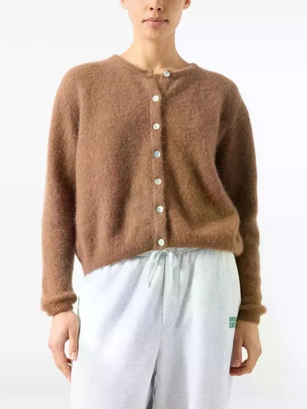American Vintage Crew-neck Cardigan - Brown